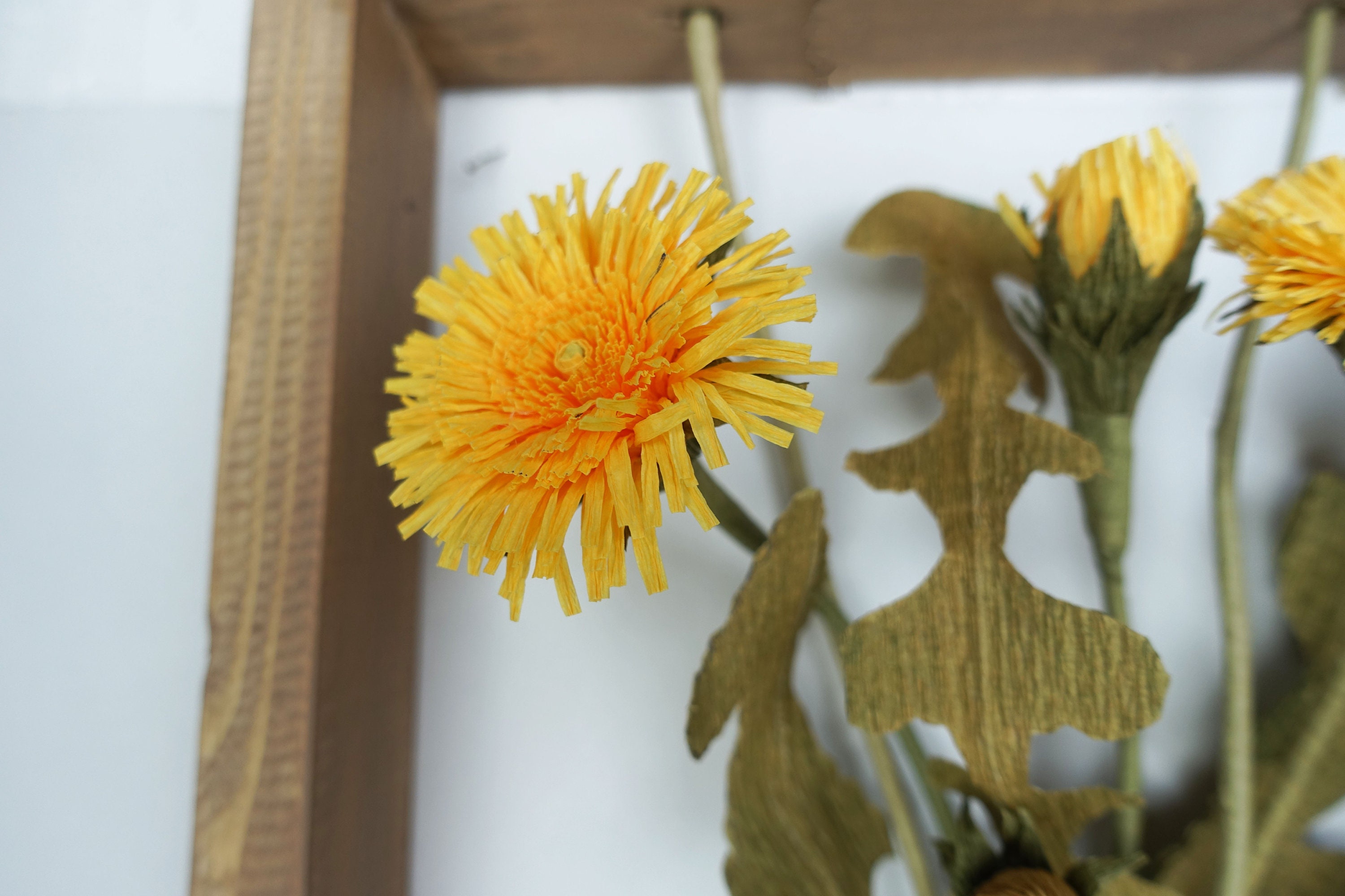 Dandelion Wall Art Dandelion Gift Framed Botanical Art | Etsy