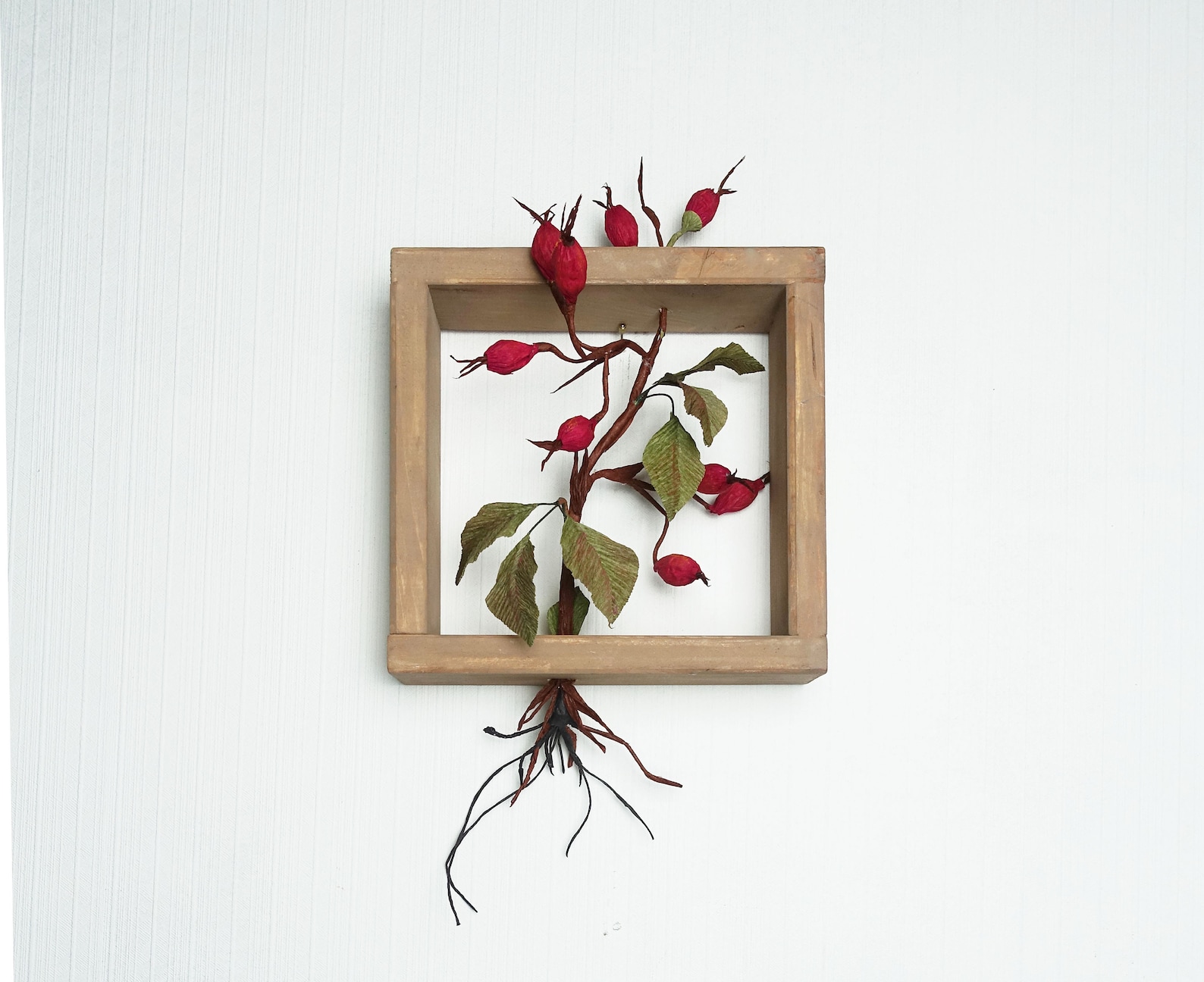 Blue Thistle Wall Art Framed Botanical Art Floral Decor 3D - Etsy
