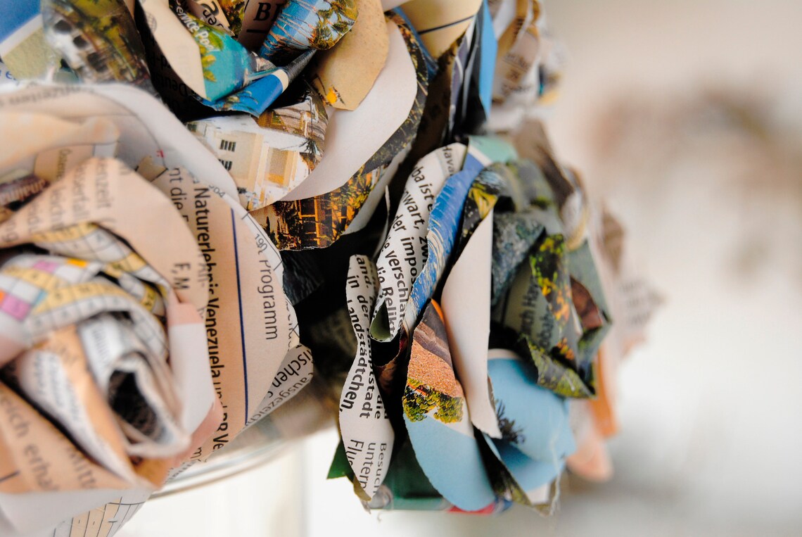 Large Bouquet Paper Flower Bouquet Eco Bouquet Eco Friendly - Etsy
