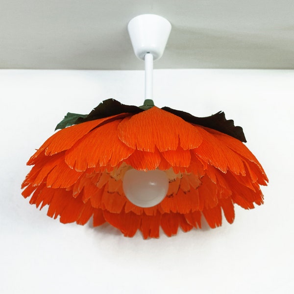 Orange Ceiling Light - Etsy