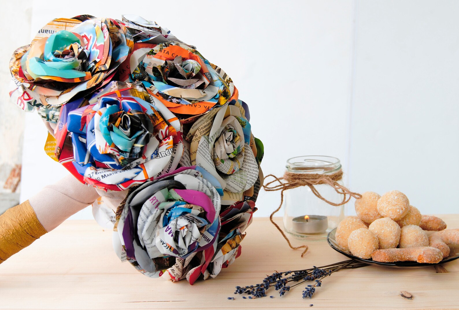 Large Bouquet, Paper Flower Bouquet, Eco Bouquet, Eco Friendly Wedding ...