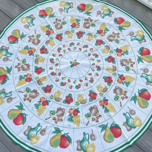 Fruit Tablecloth - Etsy