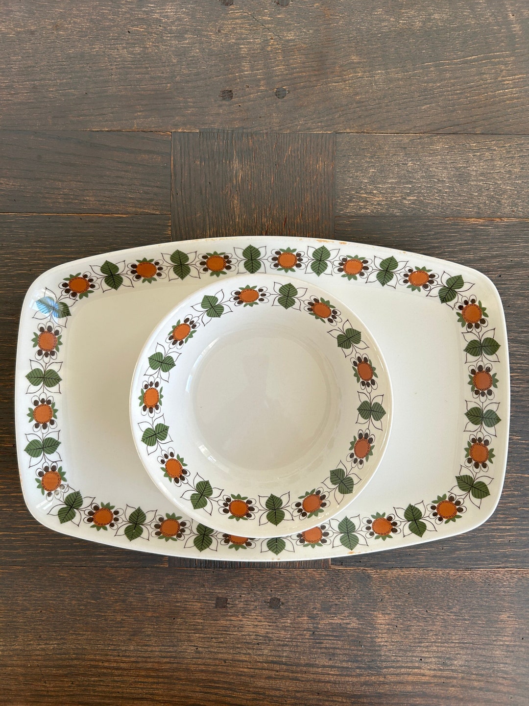 Figgjo Flint Marianne 1960s 1970s Serving Dish / Serving Platter and ...