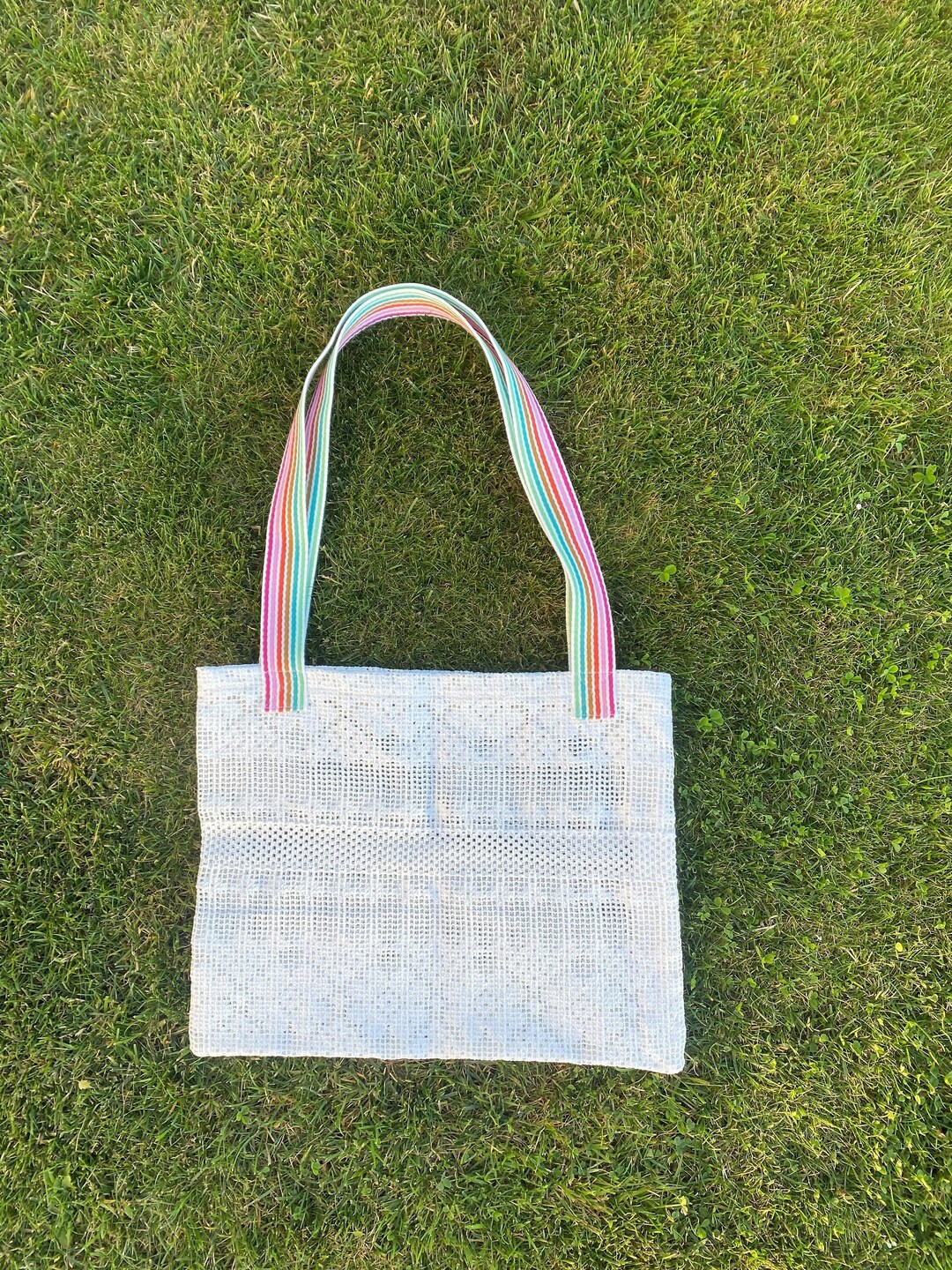 Handmade Tote Bag of Reused Curtain - Etsy