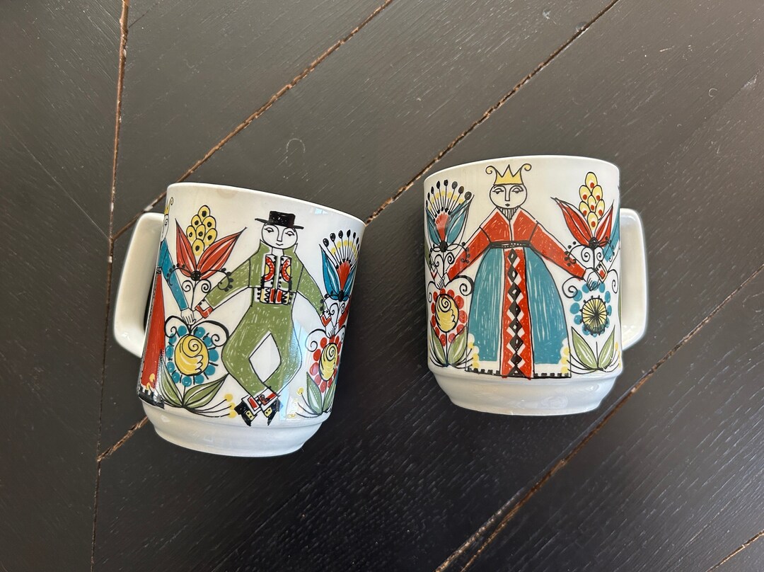 Figgjo Flint Saga Mugs 1960s Mugs - Etsy