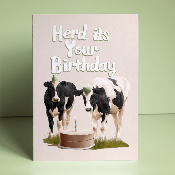 Funny Farm Birthday Card - Etsy UK