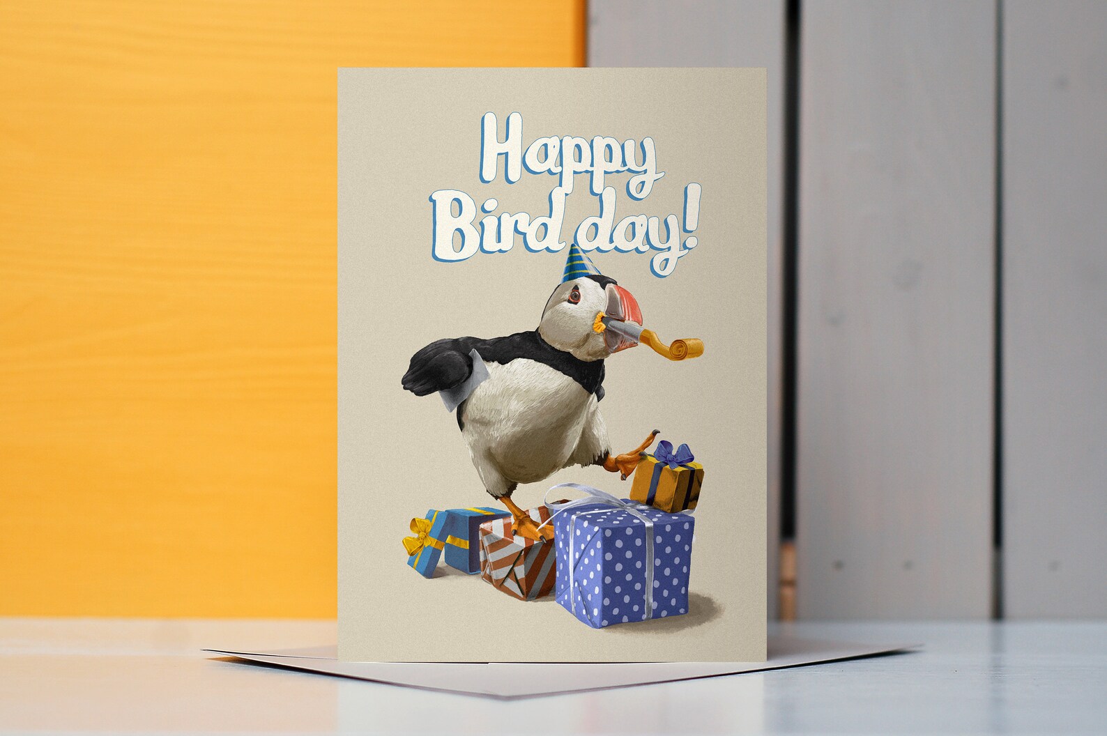 Puffin Pun Happy Birthday Card Bird | Etsy UK