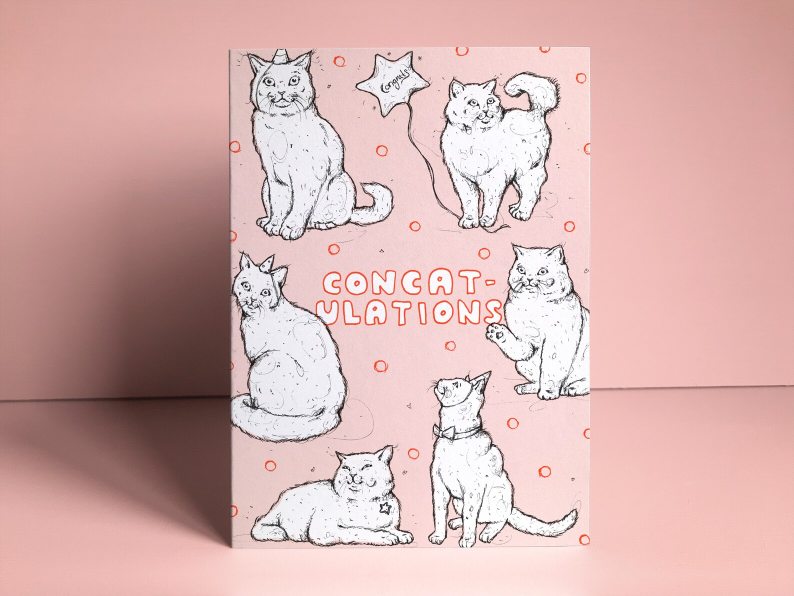 Cat Congratulations Card Pun New Job | Etsy