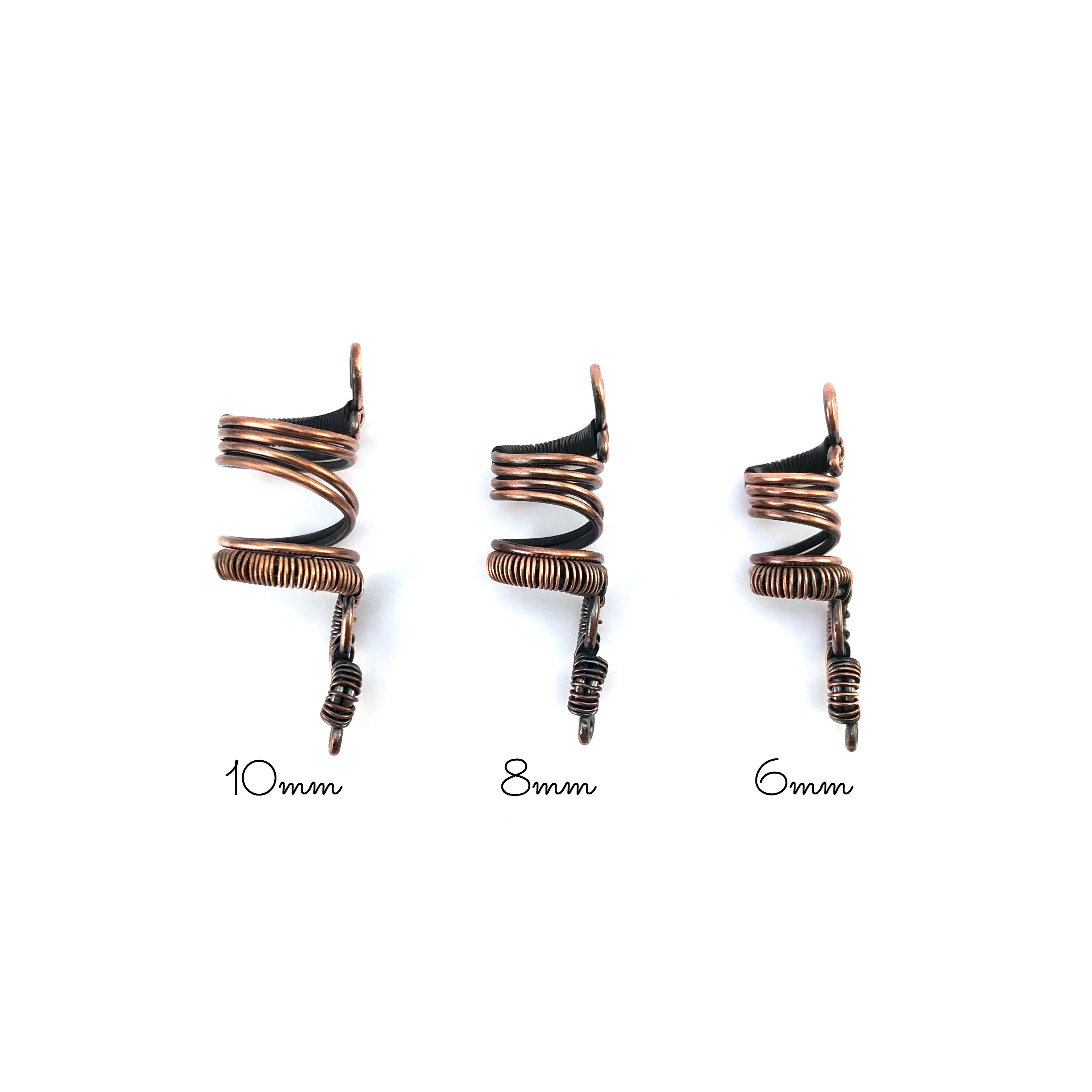 Unique Copper Dreadlock Beads Loc Bead Dreadlock Accessory - Etsy