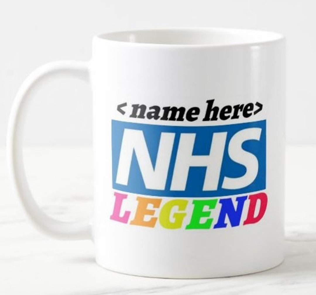 NHS Legend Personalised With Any Name Ceramic Mug - Etsy UK