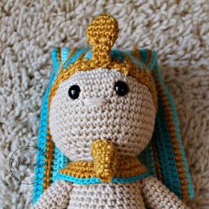 Pattern-king Tut Amigurumi Crochet Pattern, Halloween Crochet Pattern ...