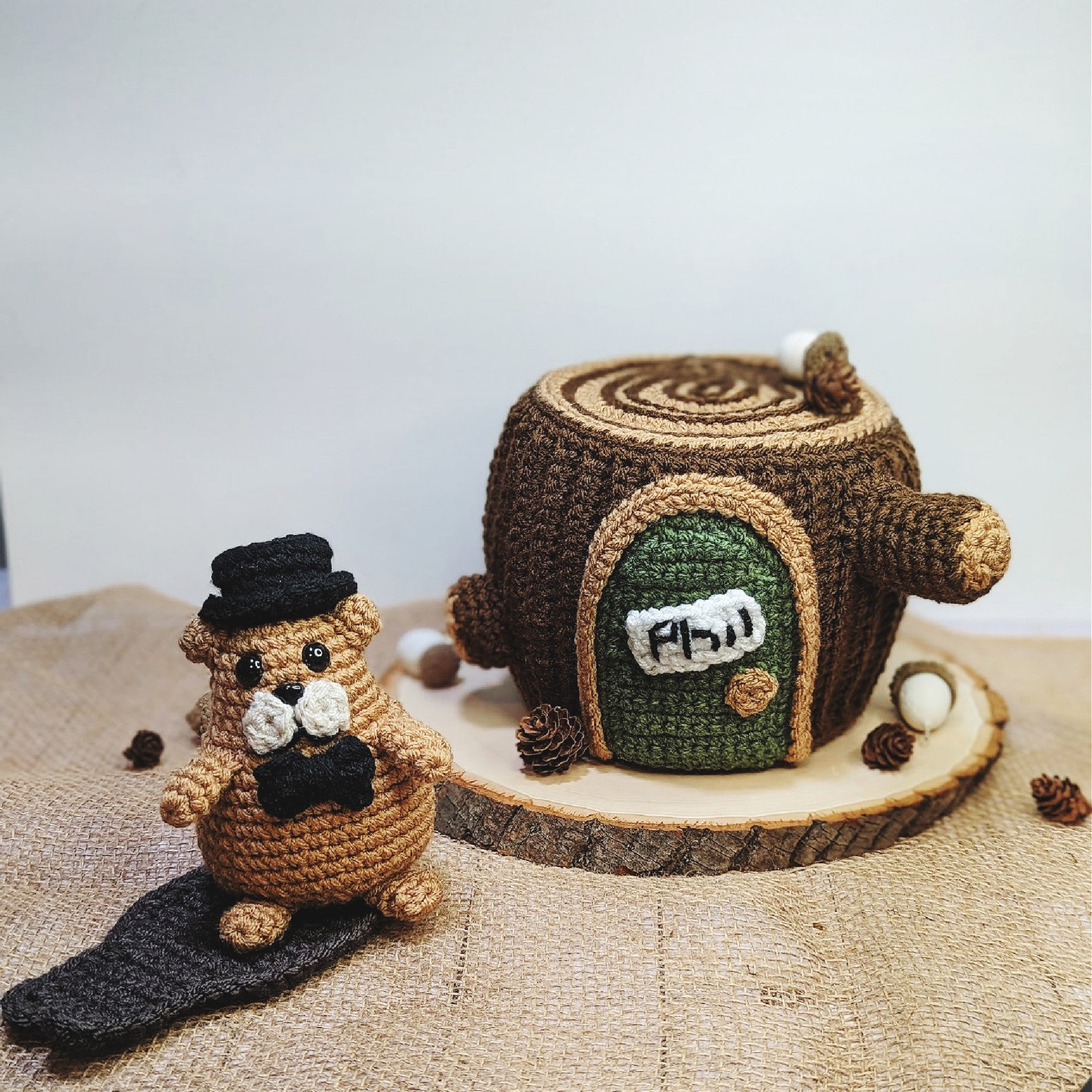 Groundhog Day Playset Crochet Pattern - Amigurumi Pattern - Etsy