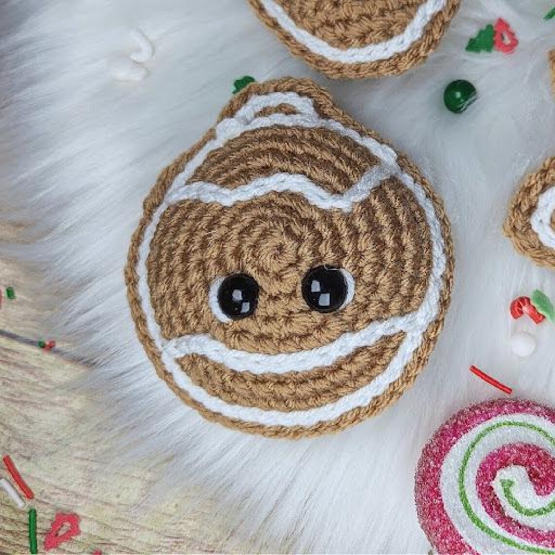CROCHET PATTERN- Christmas Sugar Cookie Crochet Pattern, Christmas ...