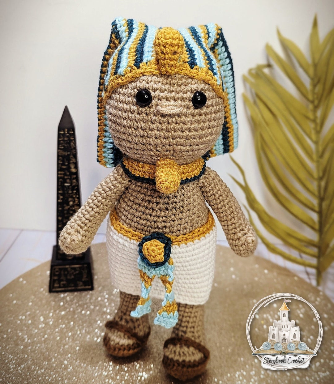 Pattern-king Tut Amigurumi Crochet Pattern, Halloween Crochet Pattern ...
