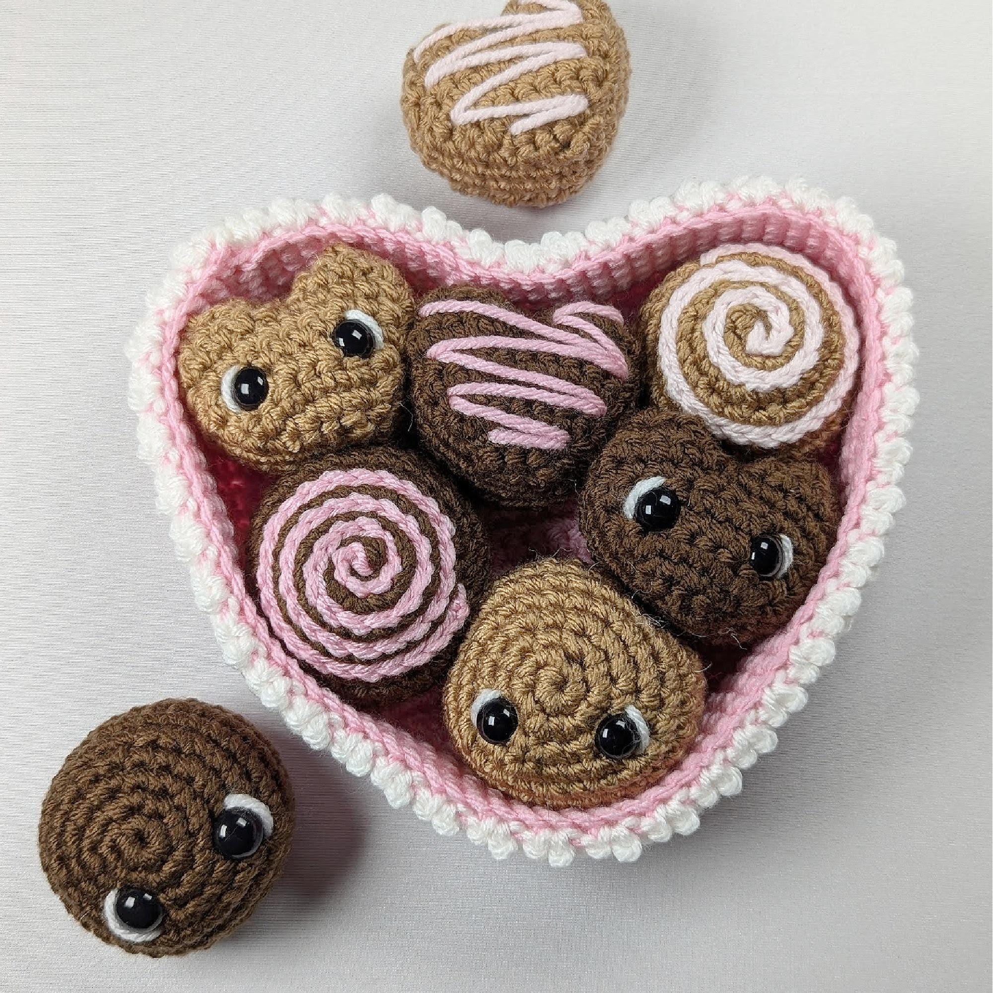 CROCHET PATTERN - Box of Chocolates Crochet Pattern - Valentine's Day ...