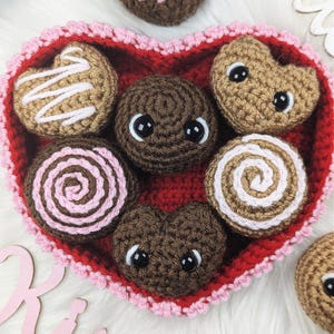 CROCHET PATTERN - Box of Chocolates Crochet Pattern - Valentine's Day ...