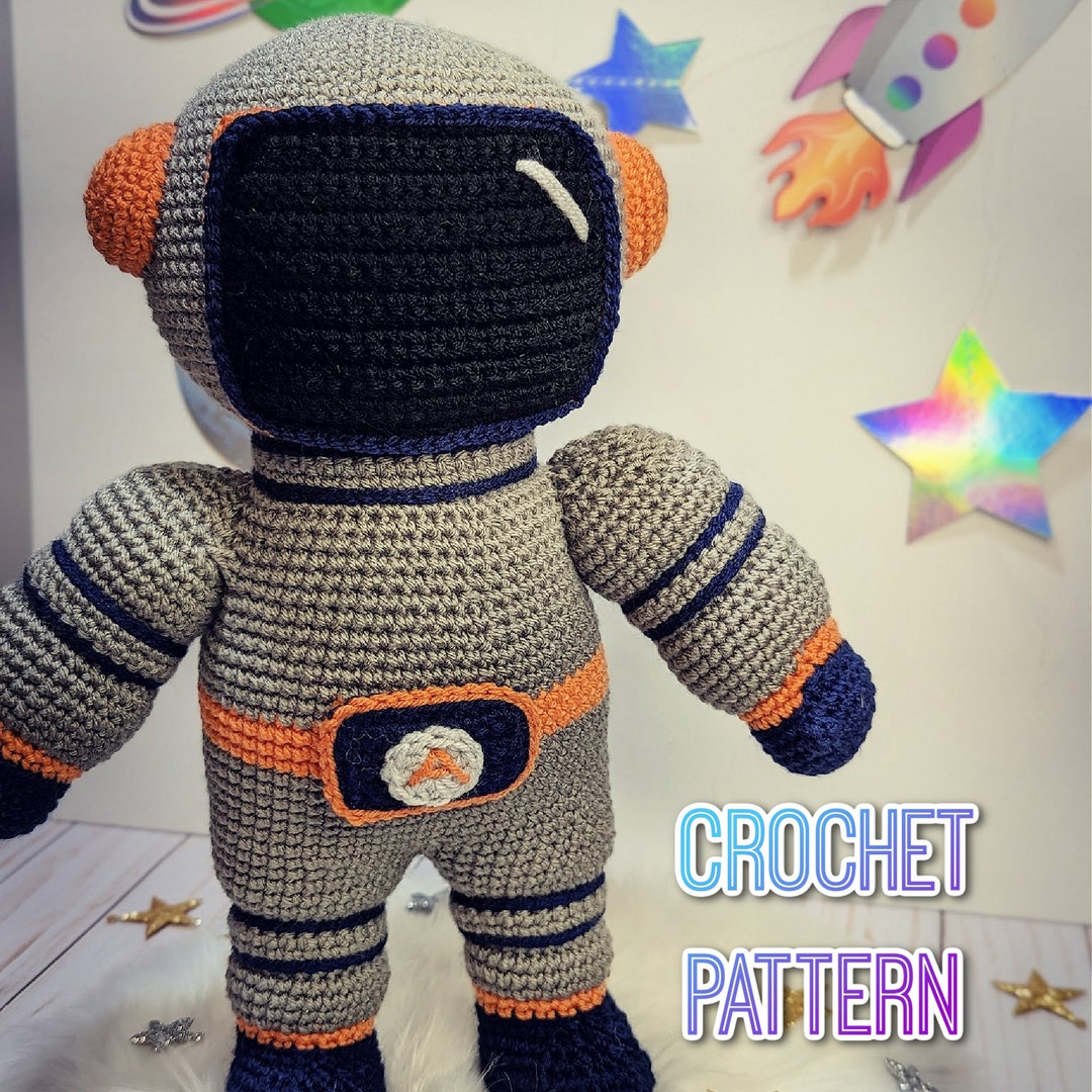 Andy the Astronaut Crochet Pattern - Space Crochet Pattern - Amigurumi ...