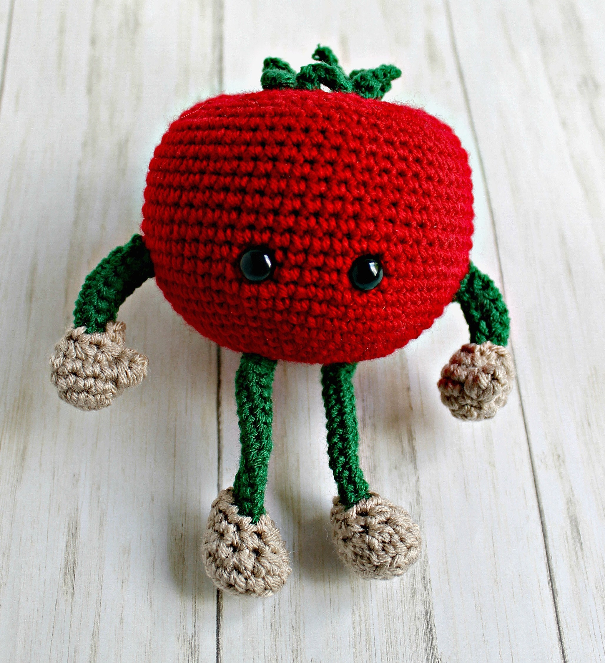 Crochet Tomato Pattern Veggie Buddy Crochet Pattern Garden - Etsy