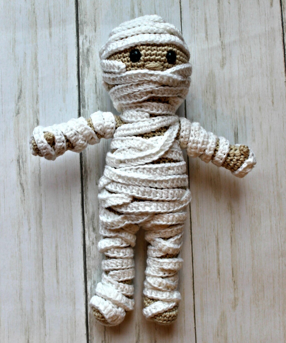 Crochet Mummy Pattern, Amigurumi Mummy, Mummy Toy, Crochet Pattern ...