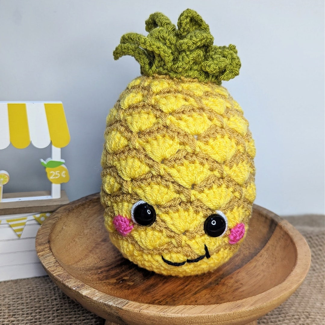 Crocheted Pineapple, Summer Gift - Etsy