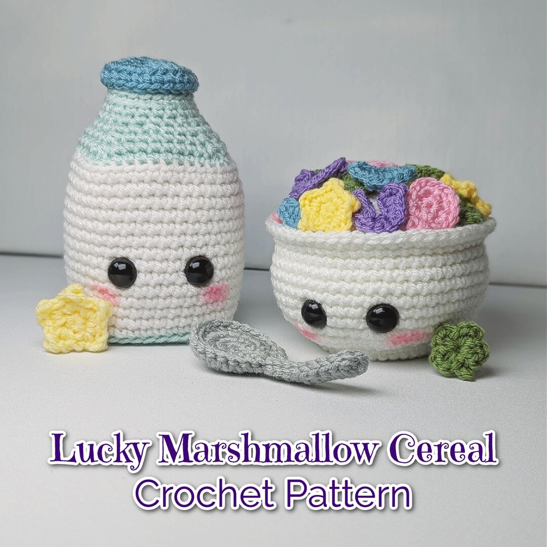 CROCHET PATTERN - Lucky Marshmallow Cereal Crochet Pattern - St ...