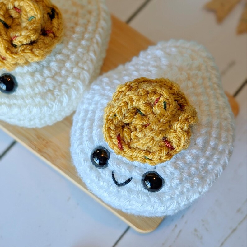 Kawaii Deviled Egg Crochet Pattern | Thanksgiving Crochet Pattern ...