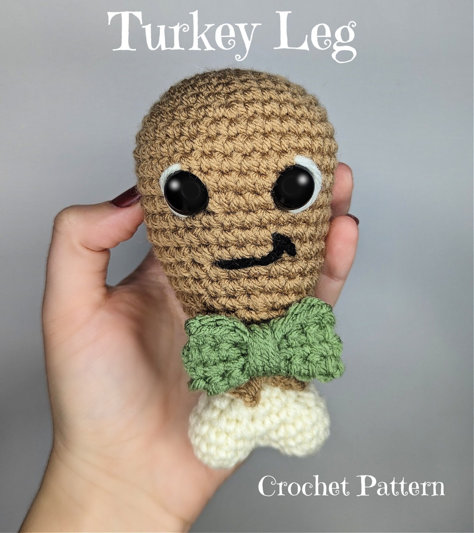 Turkey Leg Crochet Pattern/ Thanksgiving Crochet Pattern - Etsy