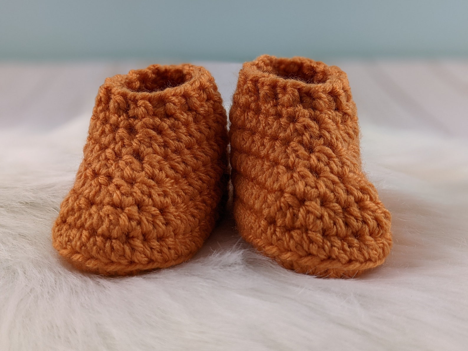 Newborn Baby Bootie Crochet Pattern, 0-3 Month Baby Bootie Crochet ...