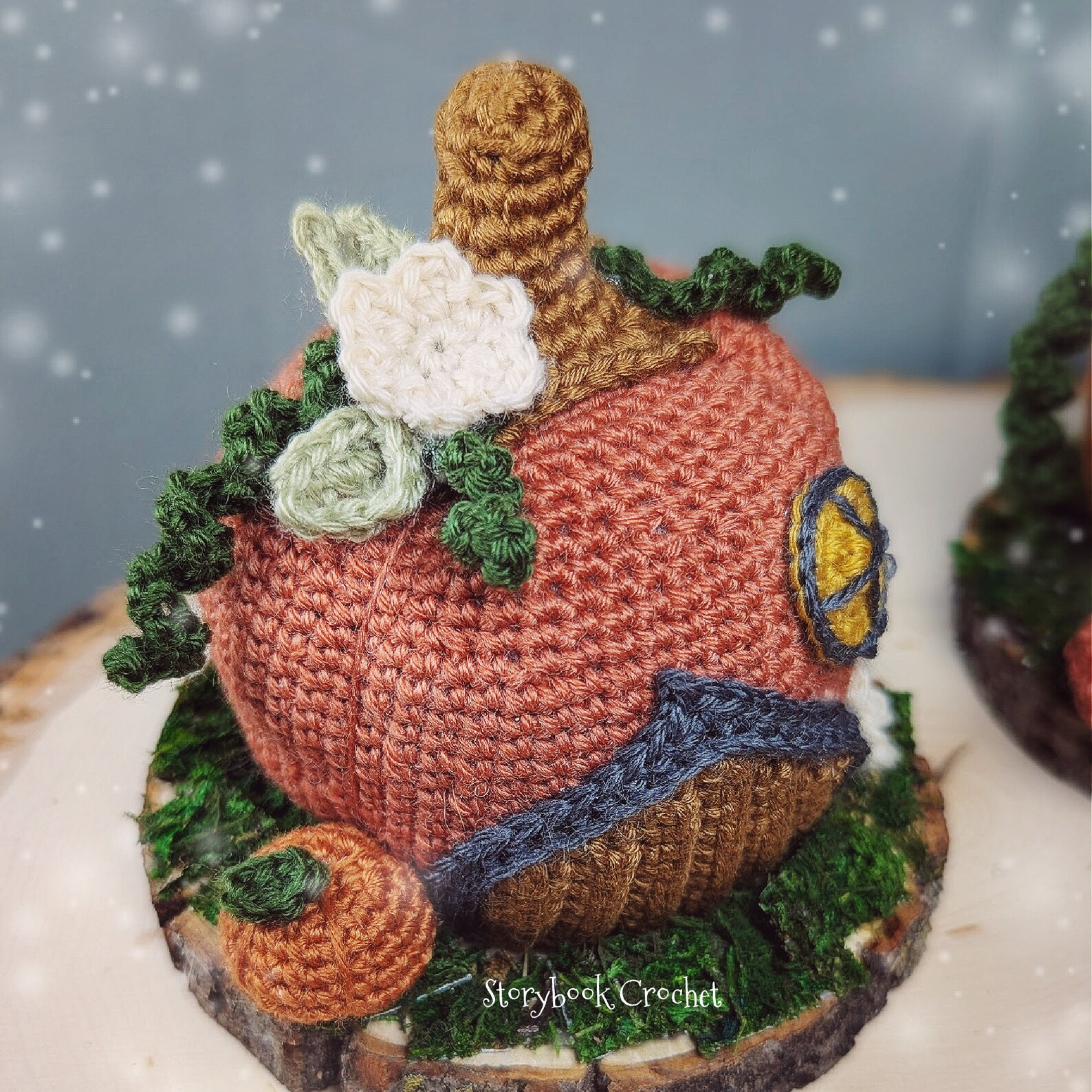 Pumpkin Cottage Haven Crochet Pattern, Fairy House Crochet Pattern ...