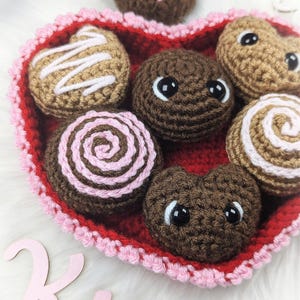 CROCHET PATTERN - Box of Chocolates Crochet Pattern - Valentine's Day ...