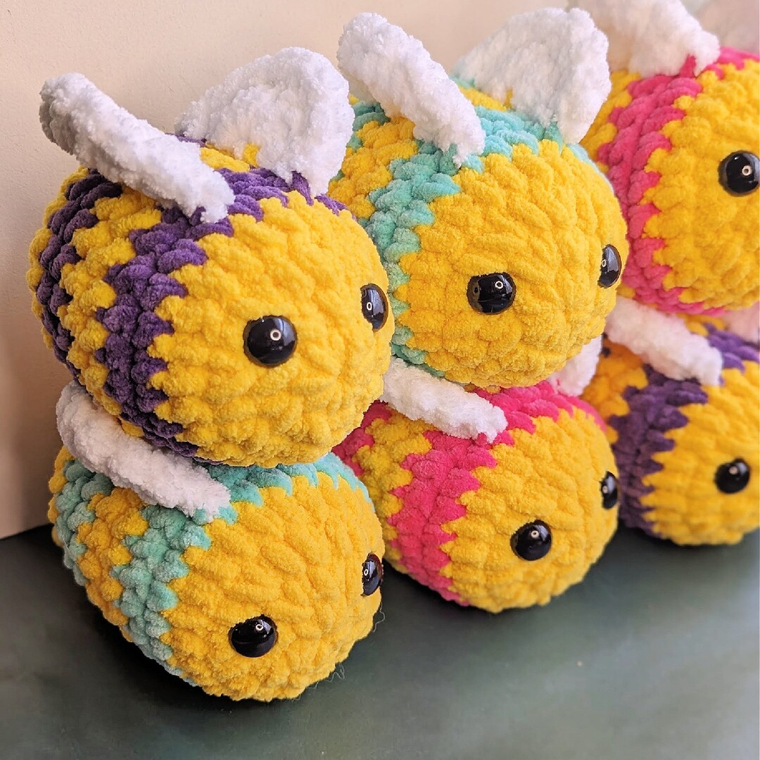 Crocheted Bumble Bee, Baby Shower Gift, Easter Gift - Etsy