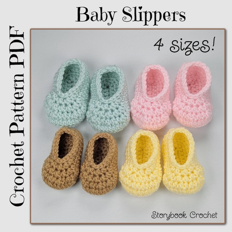 Baby Slippers - Etsy