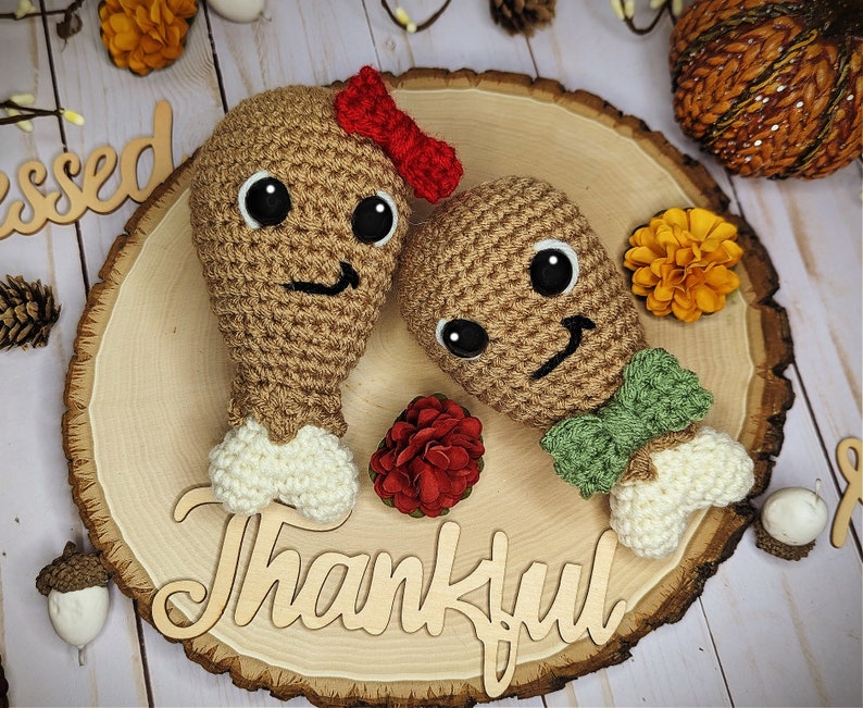 Turkey Leg Crochet Pattern/ Thanksgiving Crochet Pattern - Etsy