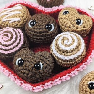 CROCHET PATTERN - Box of Chocolates Crochet Pattern - Valentine's Day ...