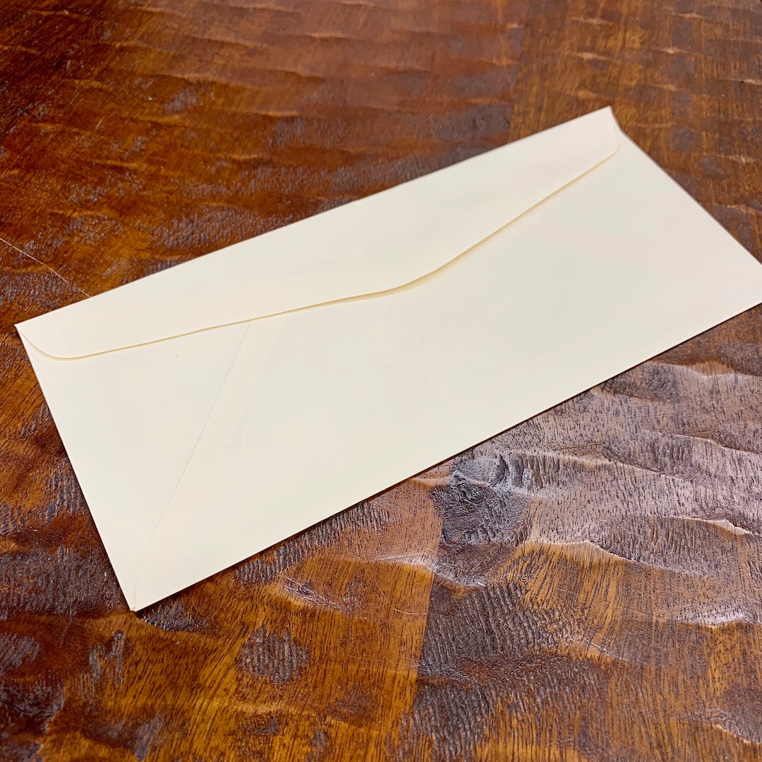 Cream 10 Envelopes Pack of 50, Business Sized Cream Envelope, Cream ...