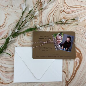 Retro Save the Date, Picture Save the Date, Throwing It Back Save the ...