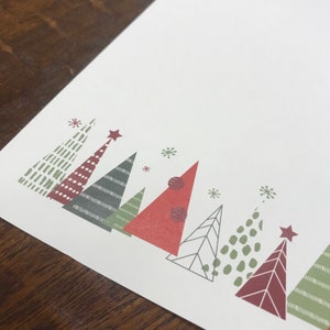 Modern Trees Stationery 8 1/2 X 11 50 Sheets - Etsy