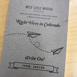 Geometric Mountains Notepad - Etsy