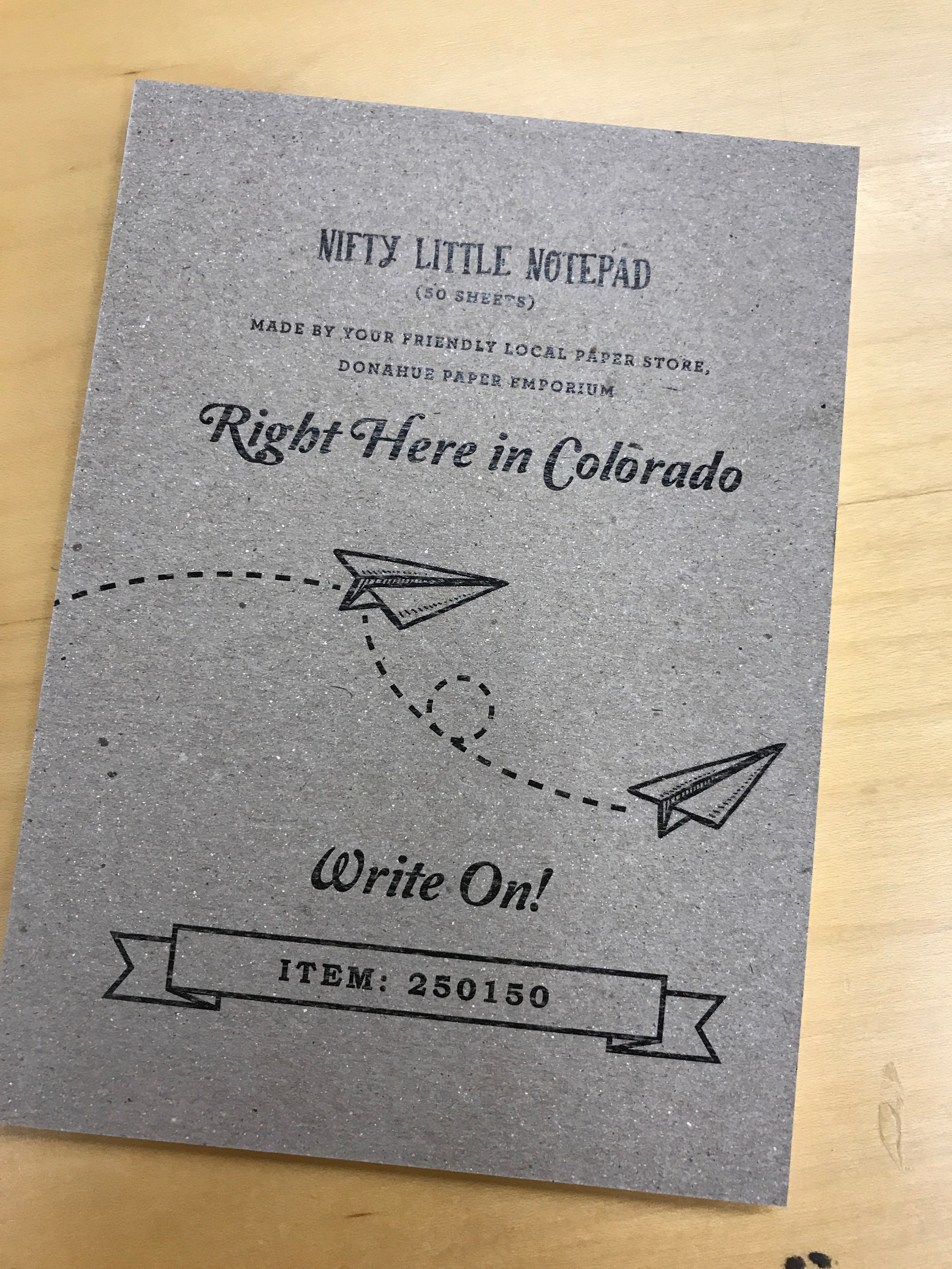 Geometric Mountains Notepad - Etsy