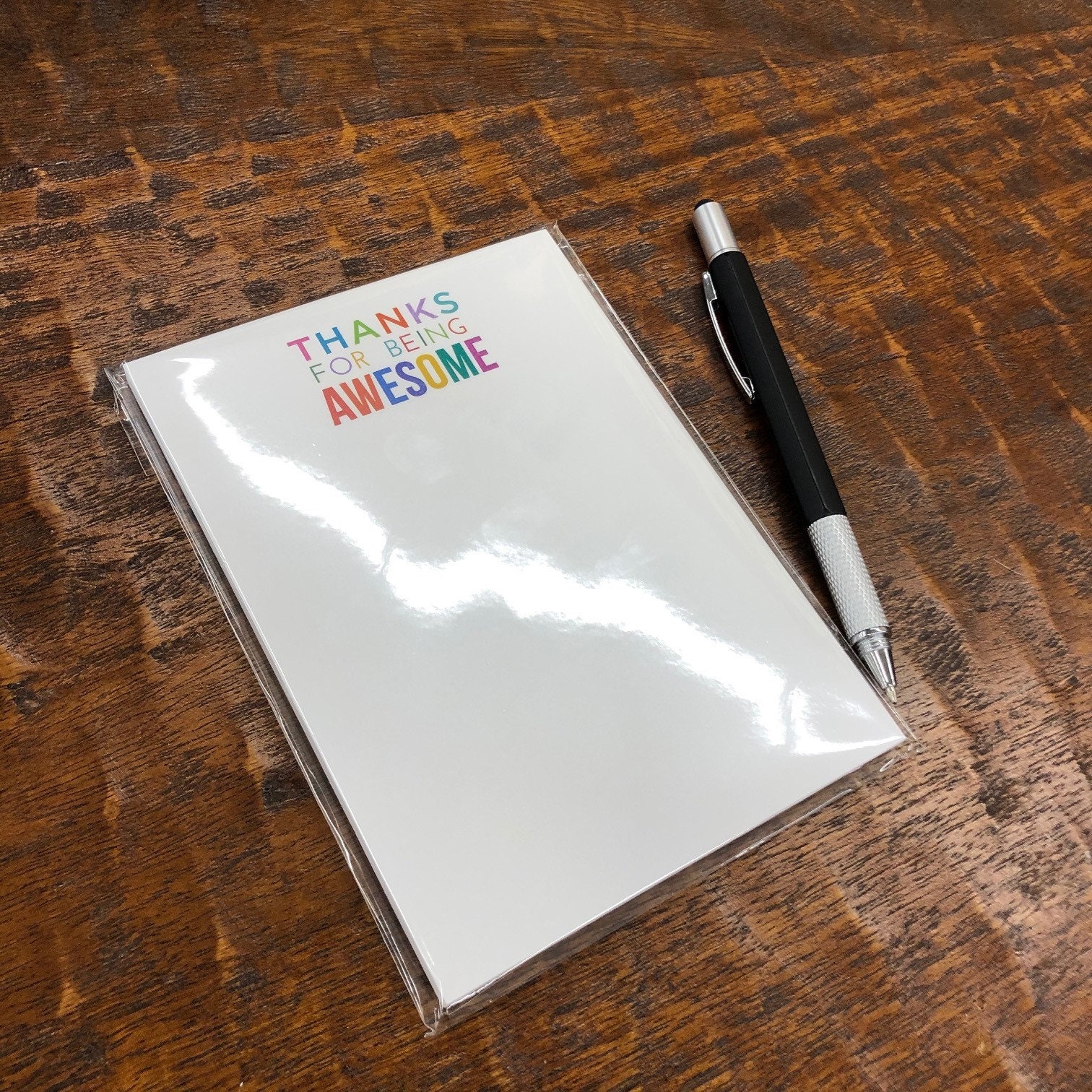 Thanks for Being Awesome Notepad - Etsy