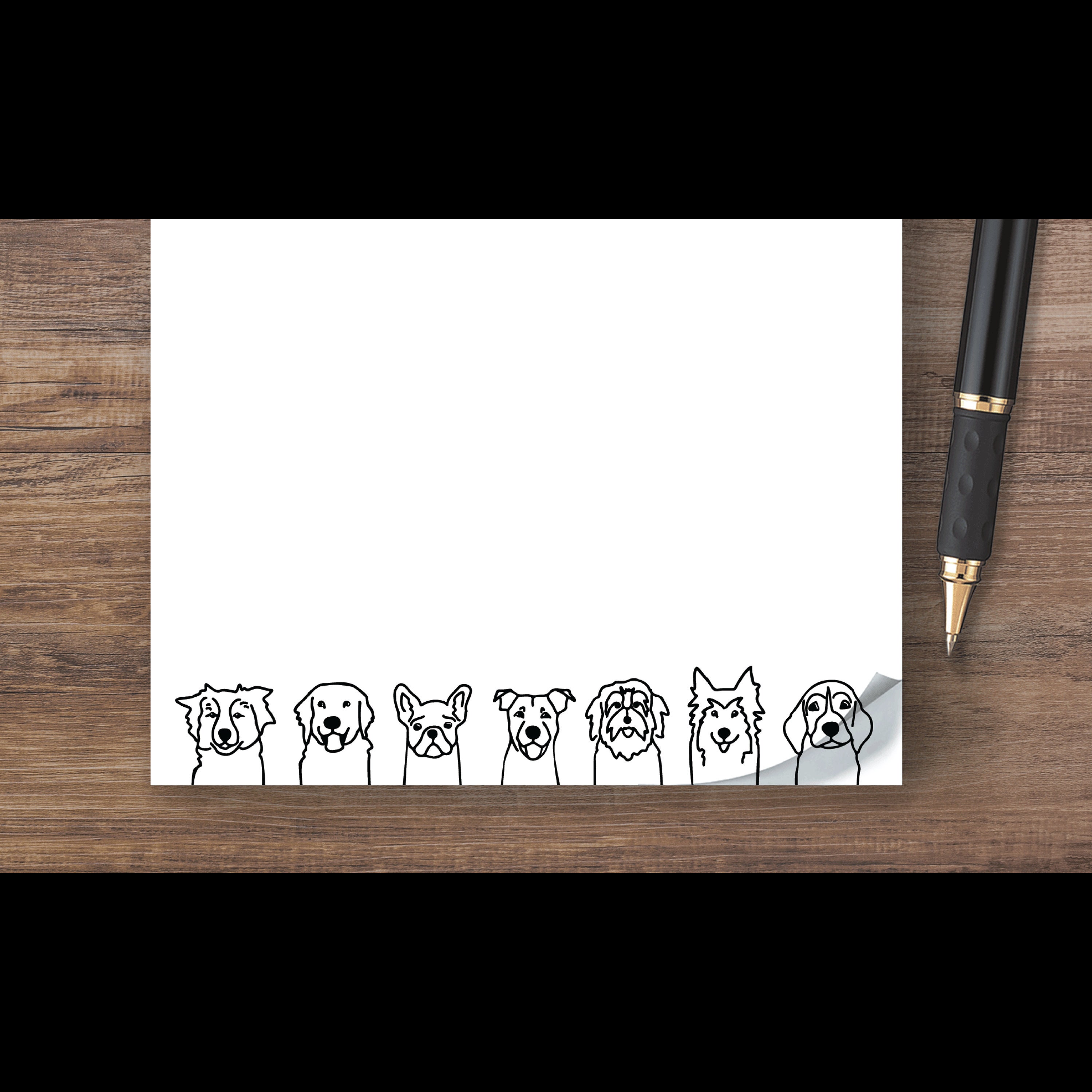 Dogs Notepad - Etsy