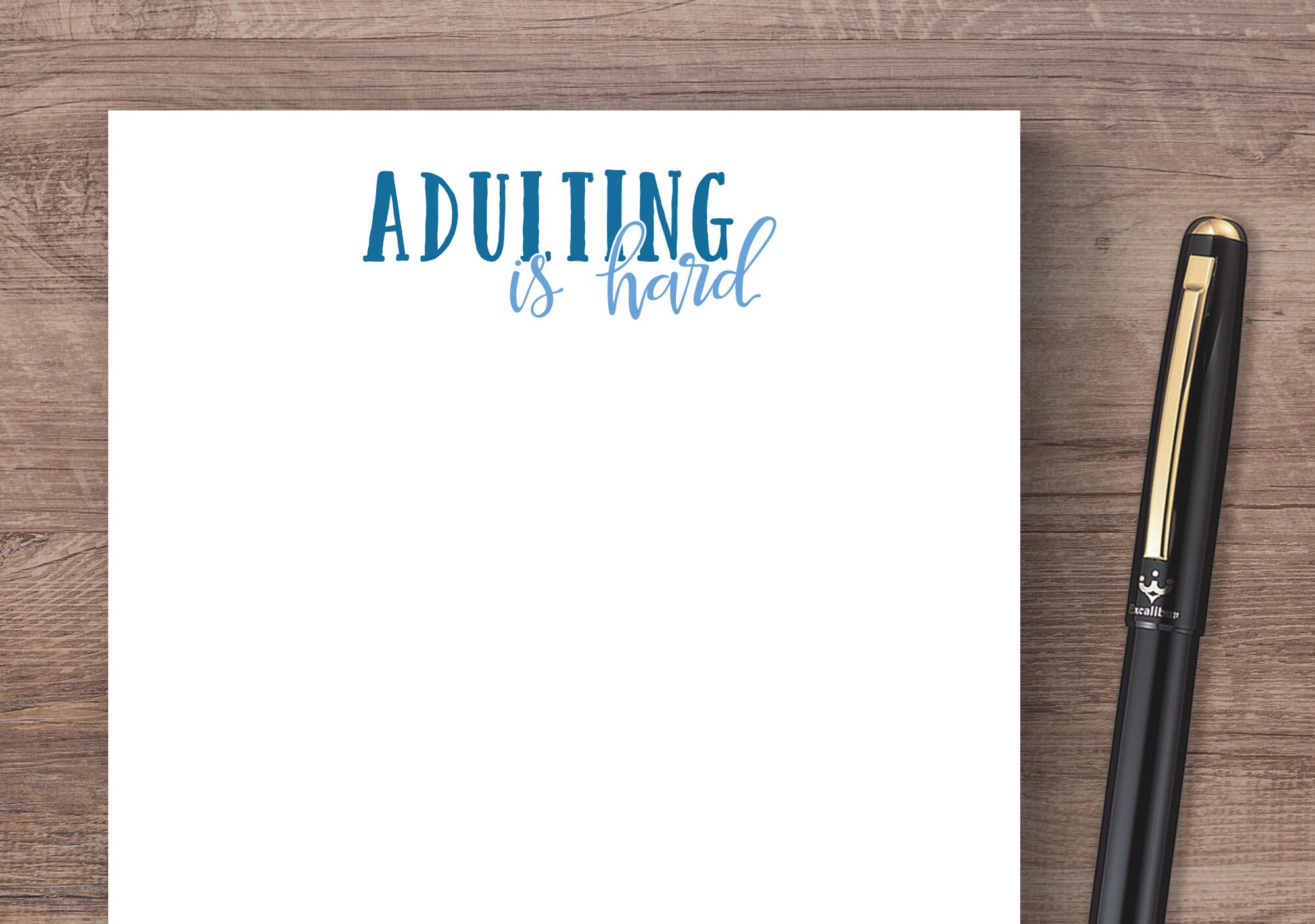 Adulting is Hard Notepad - Etsy