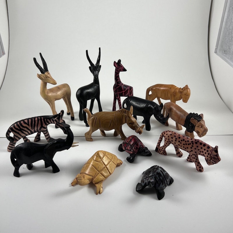 Hand Carved Animal - Etsy
