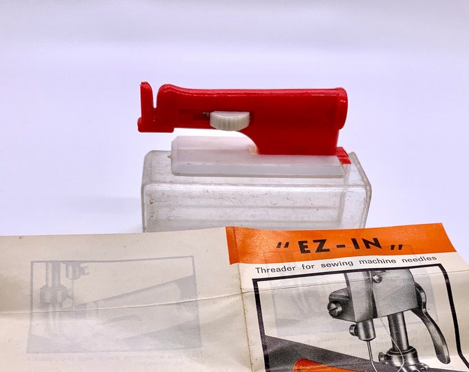 Vintage EZ-IN Machine Needle Threader Sewing Gadget Sewing - Etsy