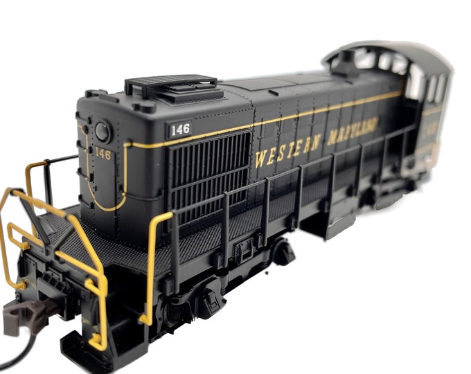 HO Western Maryland 146 S-4 Locomotive, HO Scale Diesel Switcher Toy ...