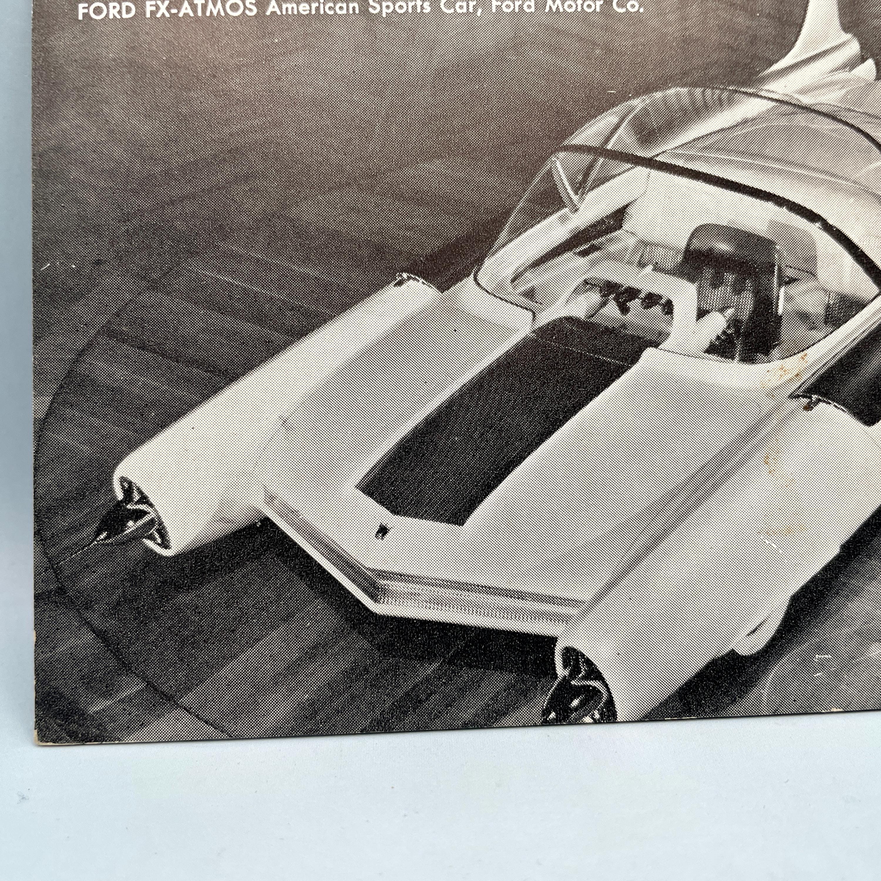 Vintage Concept Car Ford FX-ATMOS Auto Dealer Trading Card - Etsy