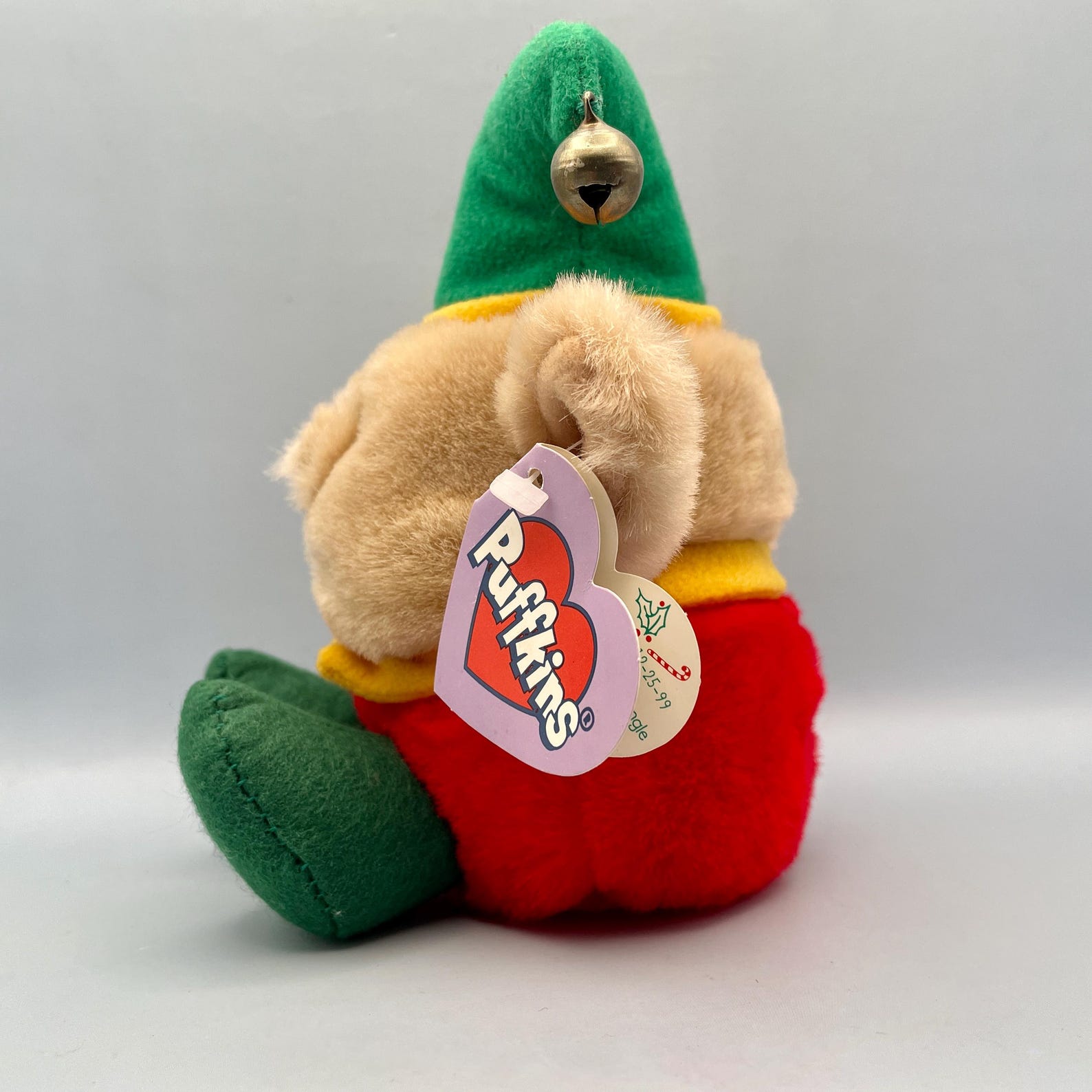Puffkins Elvin Christmas Elf Plushie - Etsy