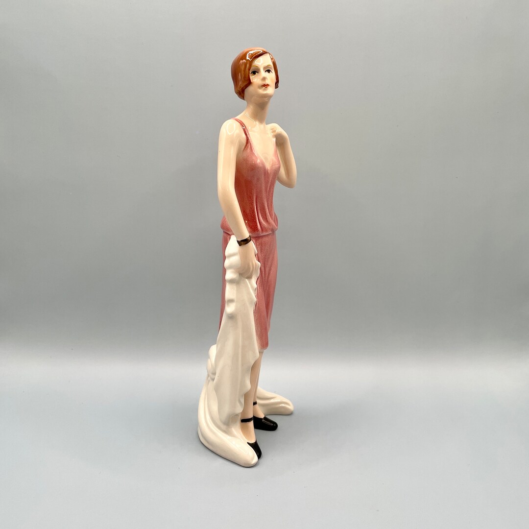 Goebel at THE TEA DANCE Porcelain Figurine, Art Deco Style Woman ...
