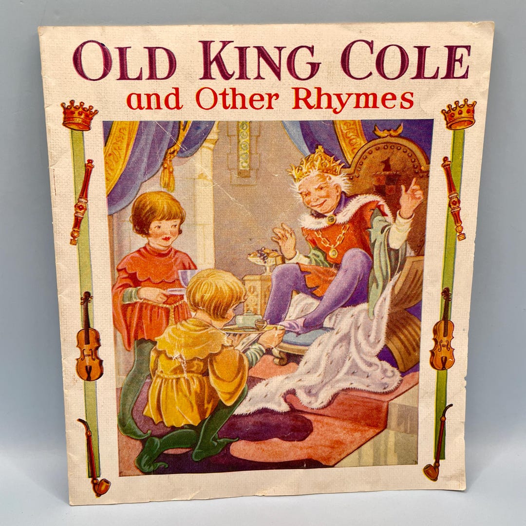 Old King Cole and Other Rhymes: A Linenette Book - Etsy