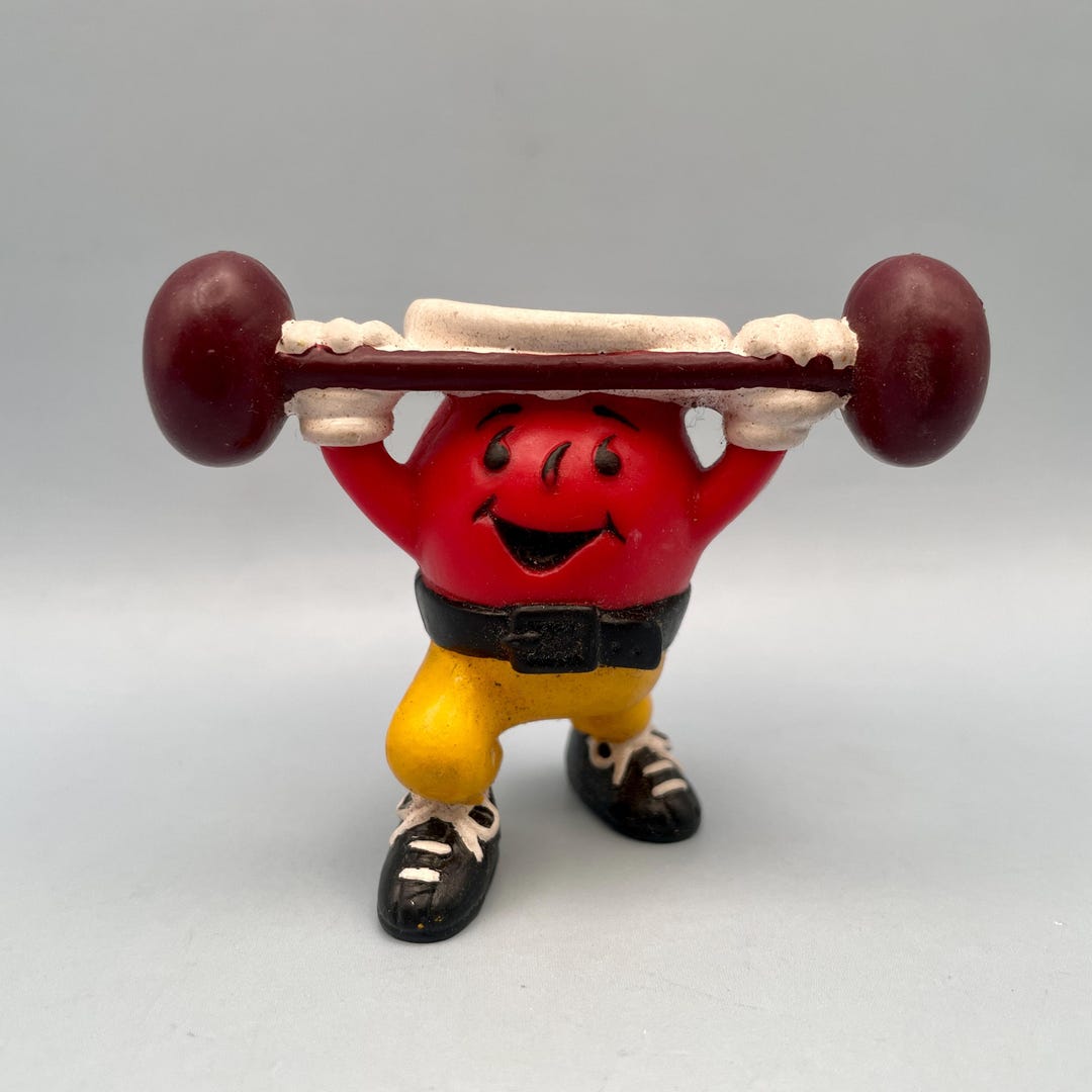 Kool Aid Man Weight Lifter PVC Toy - Etsy